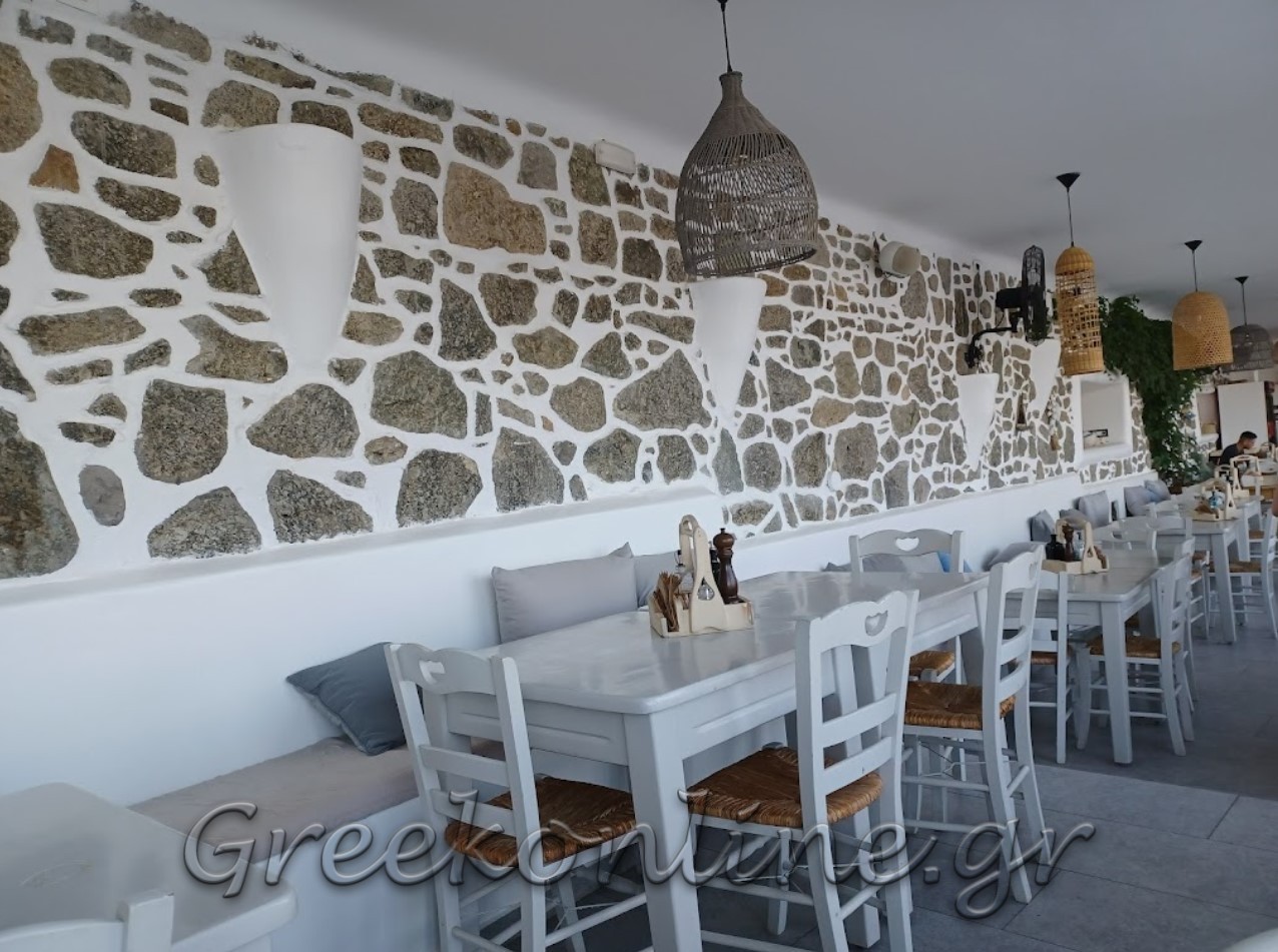 SNACK BAR - RESTAURANT ΚΑΛΑΦΑΤΗ ΜΥΚΟΝΟΥ "ΠΕΤΡΙΝΟ AQUARIUS" ΛΟΪΖΟΣ ...