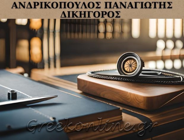 ΔΙΚΗΓΟΡΟΣ ΠΑΡ' ΑΡΕΙΩ ΠΑΓΩ ΑΘΗΝΑ ΑΝΔΡΙΚΟΠΟΥΛΟΣ ΠΑΝΑΓΙΩΤΗΣ - Ηλεκτρονικός ...