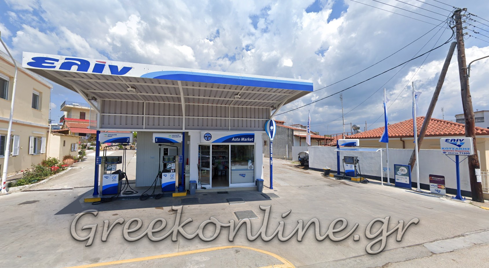 ΠΡΑΤΗΡΙΟ ΥΓΡΩΝ ΚΑΥΣΙΜΩΝ ΠΥΡΓΟΣ ΗΛΕΙΑΣ "ΕΛΙΝ" ΚΩΣΤΑΚΗΣ ΔΙΟΝΥΣΙΟΣ ...